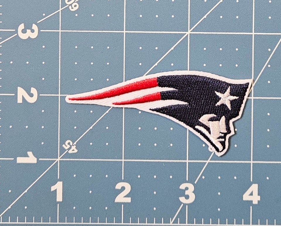 NEW ENGLAND PATRIOTS PATS BRADY NFL LOGO EMBROIDERED IRON ON SEW ON ...