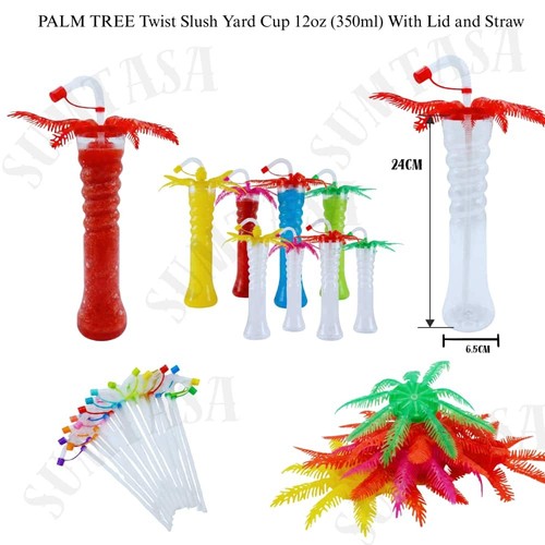 Palm tree Yard Cups Slush MIX 350 ml 12oz [1 Box 170pcs] Novelty CUPS ...