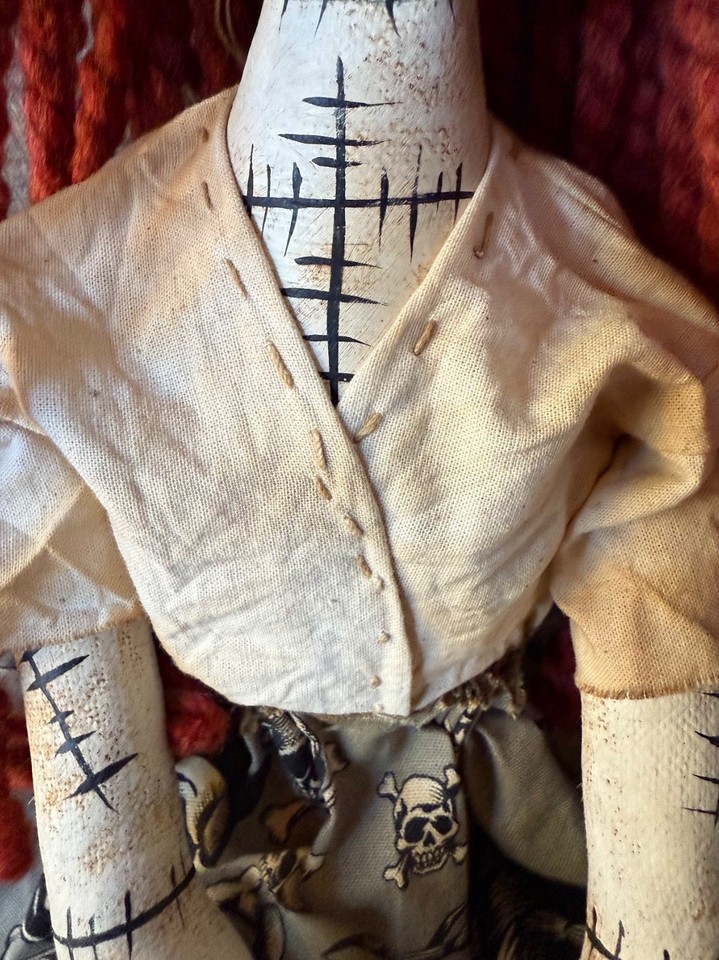 Primitive Folk-Art Sally Buddy Nightmare Seance Grungy Doll | eBay