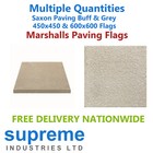 Saxon Paving Marshalls Buff & Grey 450x450 & 600x600 Multiple ...