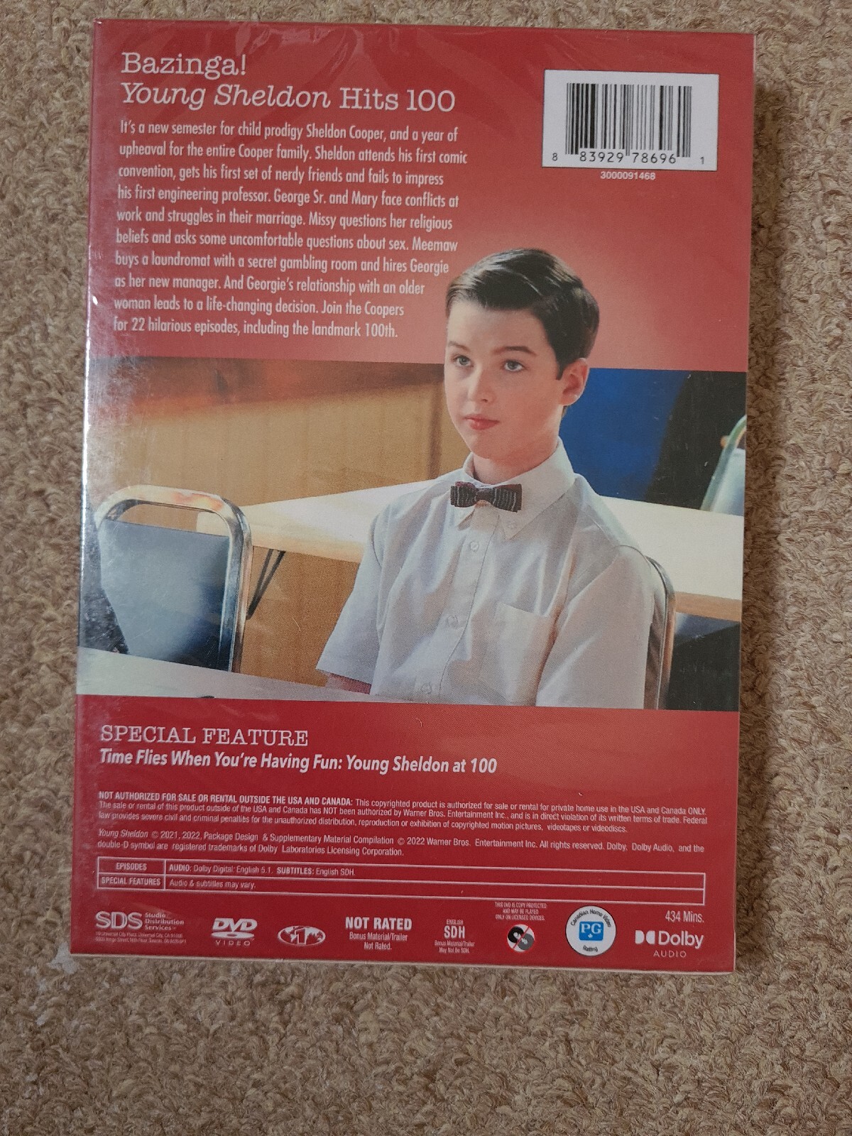 Young Sheldon: The Complete Fifth Season (DVD, 2022) for sale online | eBay