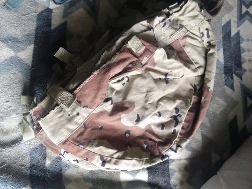 US Military Army USMC PASGT Helmet Cover 3-Color Desert Camo Medium ...