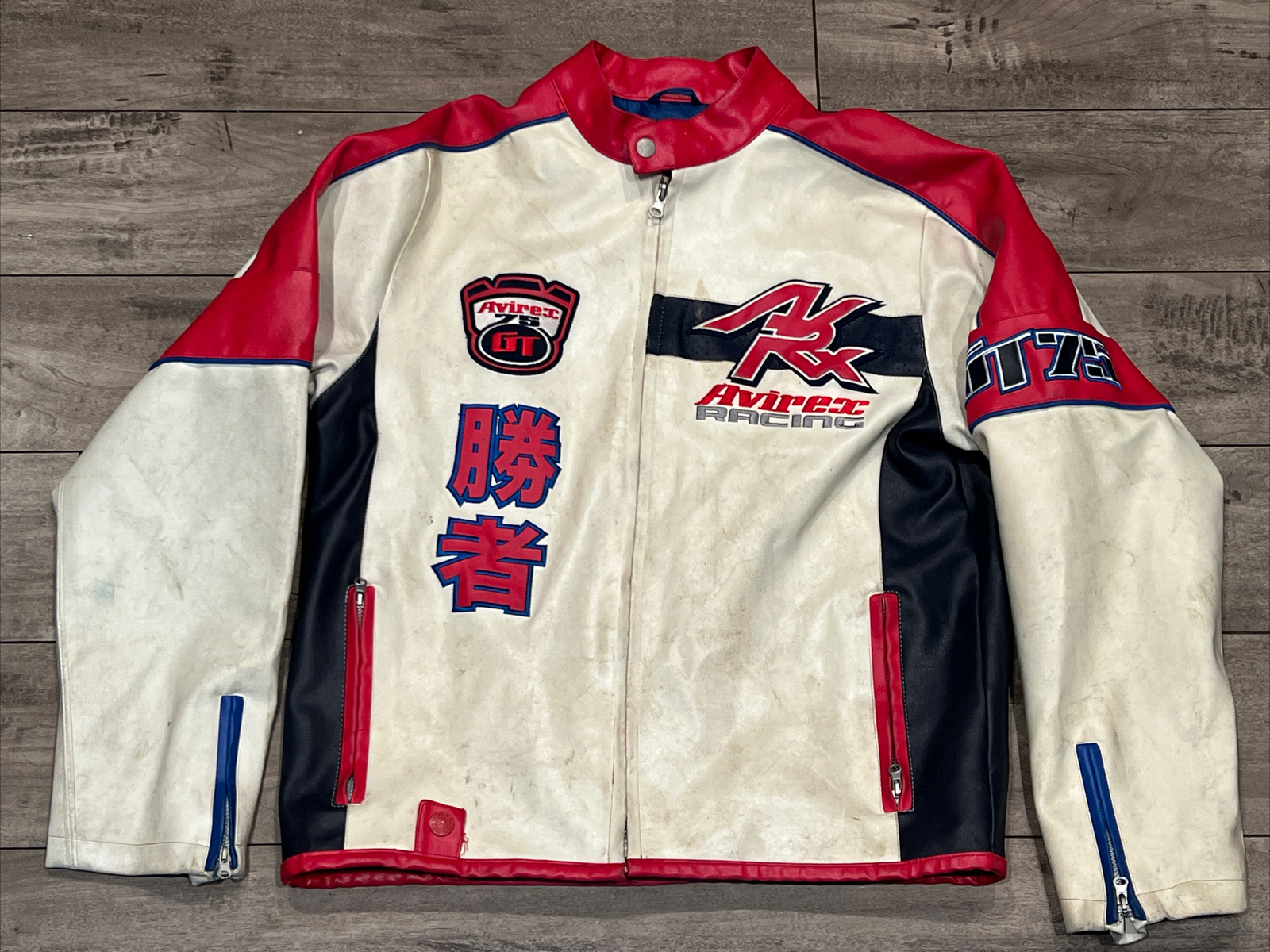 Avirex Japanese Motorcycle Jacket Mens Small-Medium S… - Gem