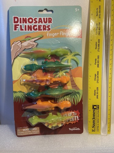 ToySmith 2019 Stretchy Flying Dinosaur Flingers - Rubbery Toys - 6 ...