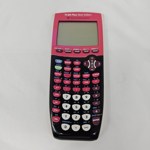 TI-84 Plus Silver Edition Texas Instruments Pink Gray Not Working ...