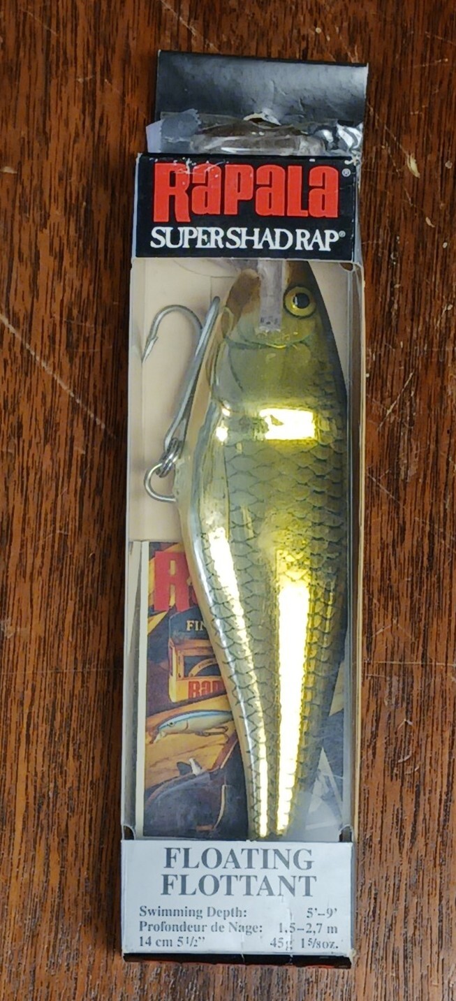 Rapala Super Shad Rap SSR14 GSH Gold Shiner NIB | eBay
