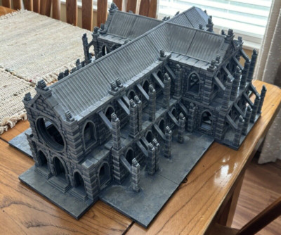 Tabletop Cathedral - D&D, Pathfinder, Warhammer - Uncolored | eBay