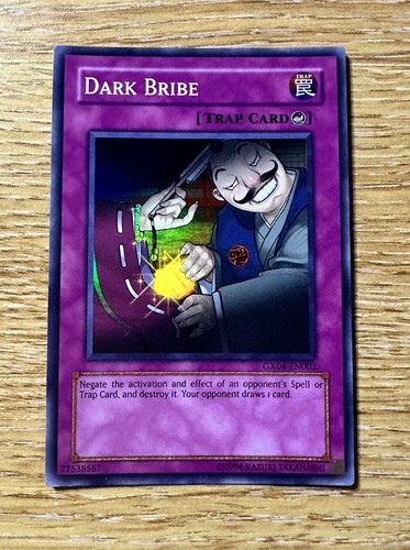 Dark Bribe - GX04-EN002 - Super Rare - YuGiOh - NM | eBay