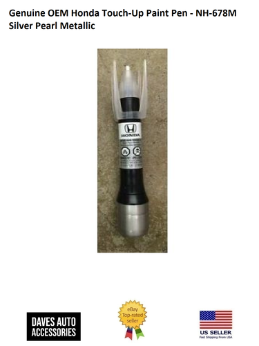 Touch Up Paint Pen W/Top Seal Coat -Silver Pearl Metallic #08703 ...