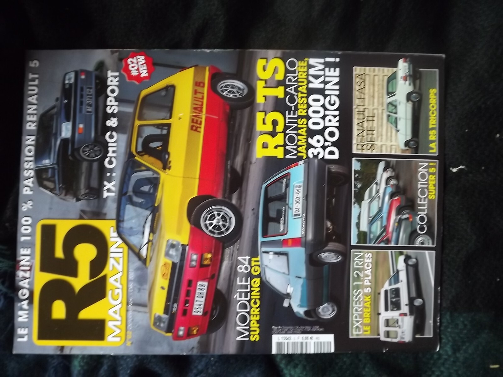 0104 R5 Magazine n°2 Modèle 84 Supercinq GTL - R5 Tricorps | eBay