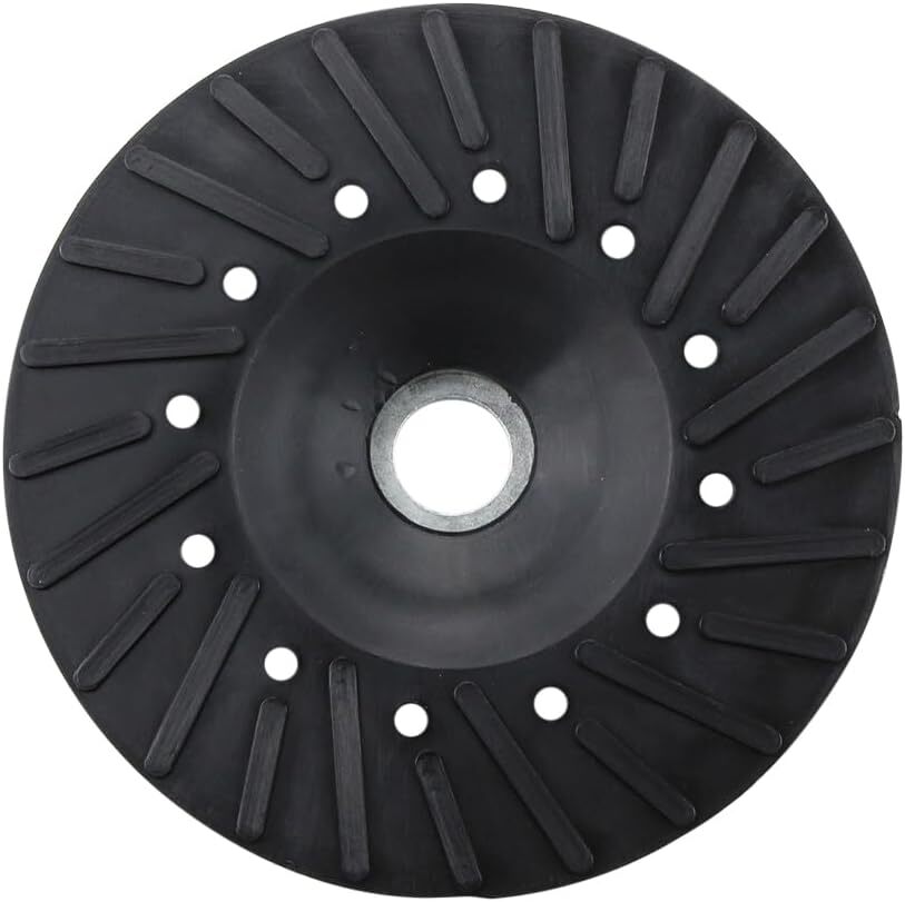 2 Pack - 5" x 5/8"-11 Resin Fiber Disc Backing Pad w/ Lock Nut for ...