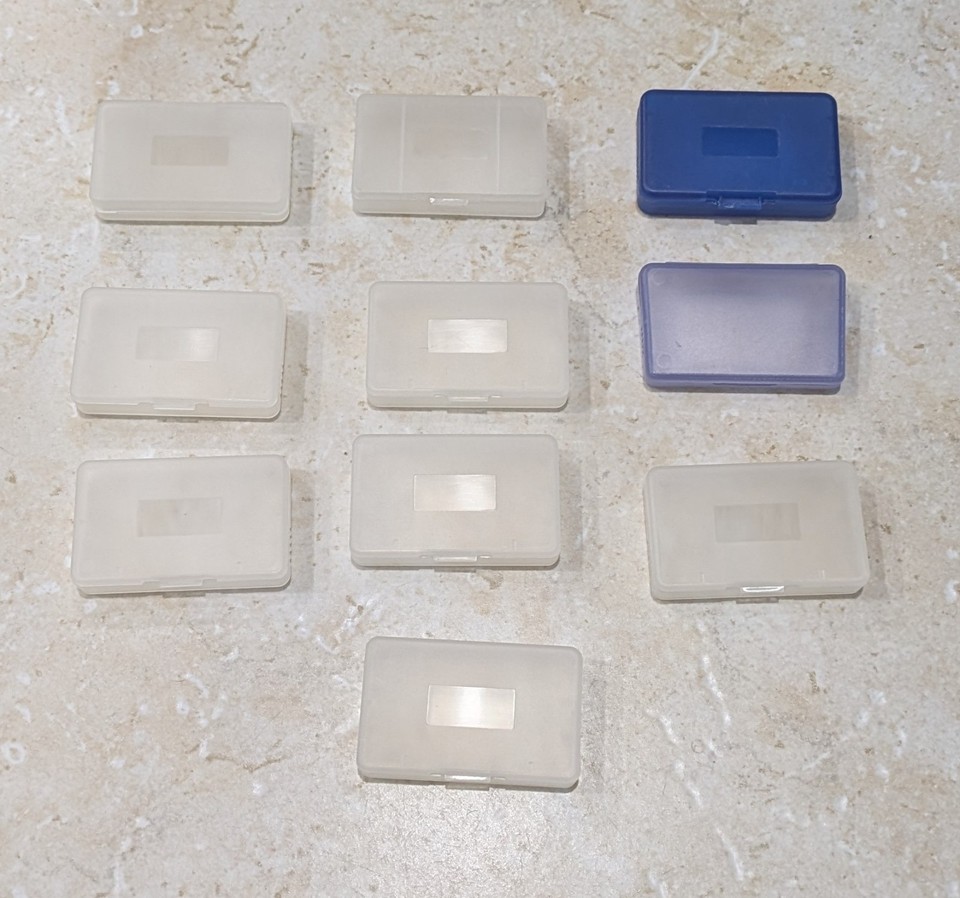 10 Nintendo Gameboy Advance GBA Generic Clear Clam Shell Dust Covers | eBay