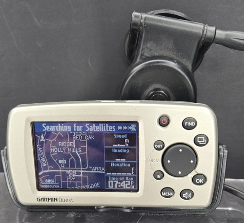 Garmin Quest 2 Handheld GPS Navigation Bundle With Car Mount Tested | eBay