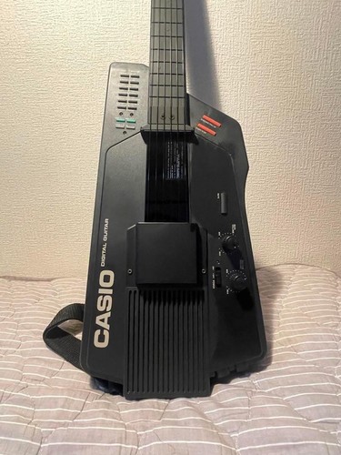 Casio DG-1 digital guitar CASIO w/ Strap Cleaned Tested Used From Japan ...