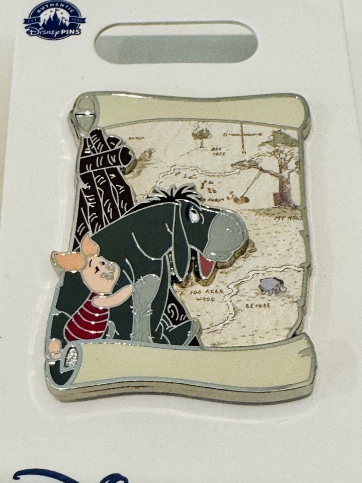 3 Authentic Disney Pins New on Card - Winnie the Pooh, Tigger, Eeyore ...