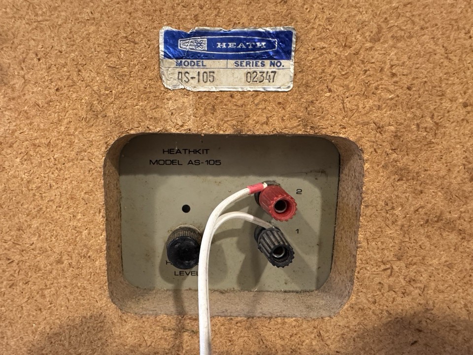 Vintage Heathkit Speakers Model AS-105 Acoustic Suspension 10” 2-Way ...