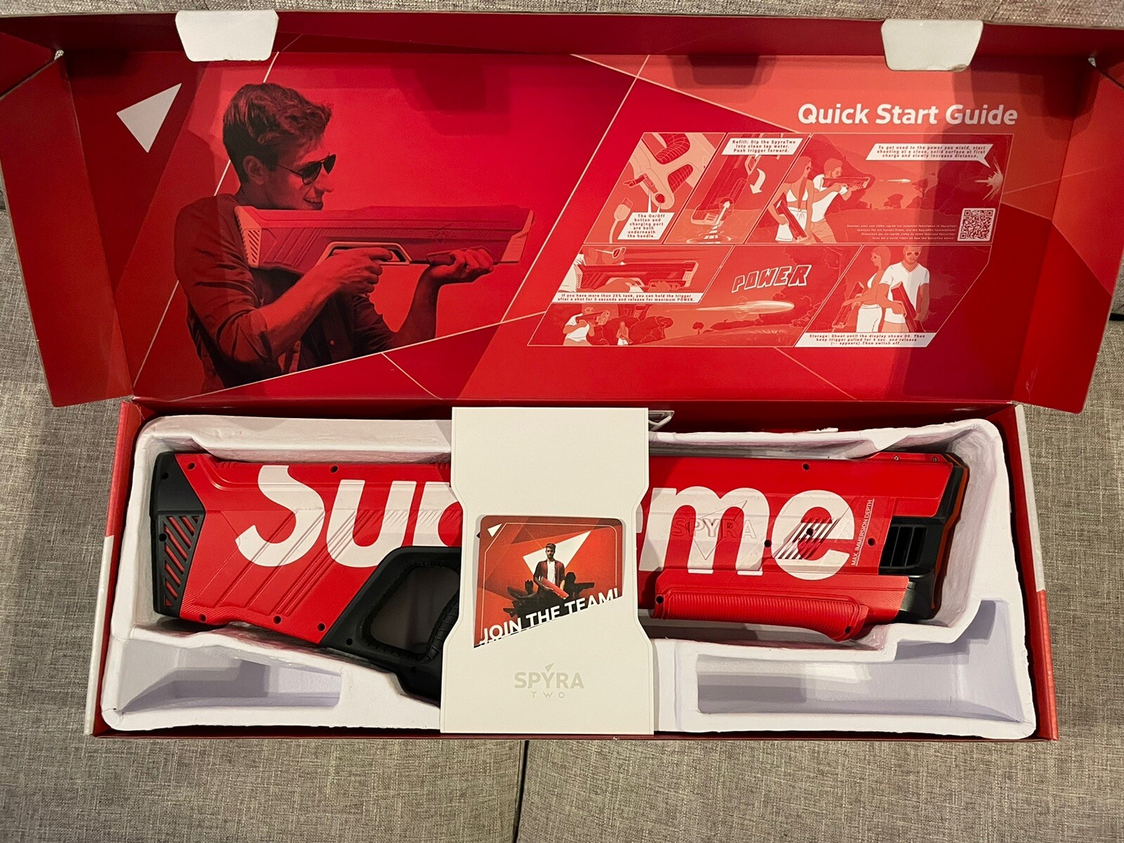 Supreme Spyra Two Water Blaster Gun *IN HAND** - Red | eBay