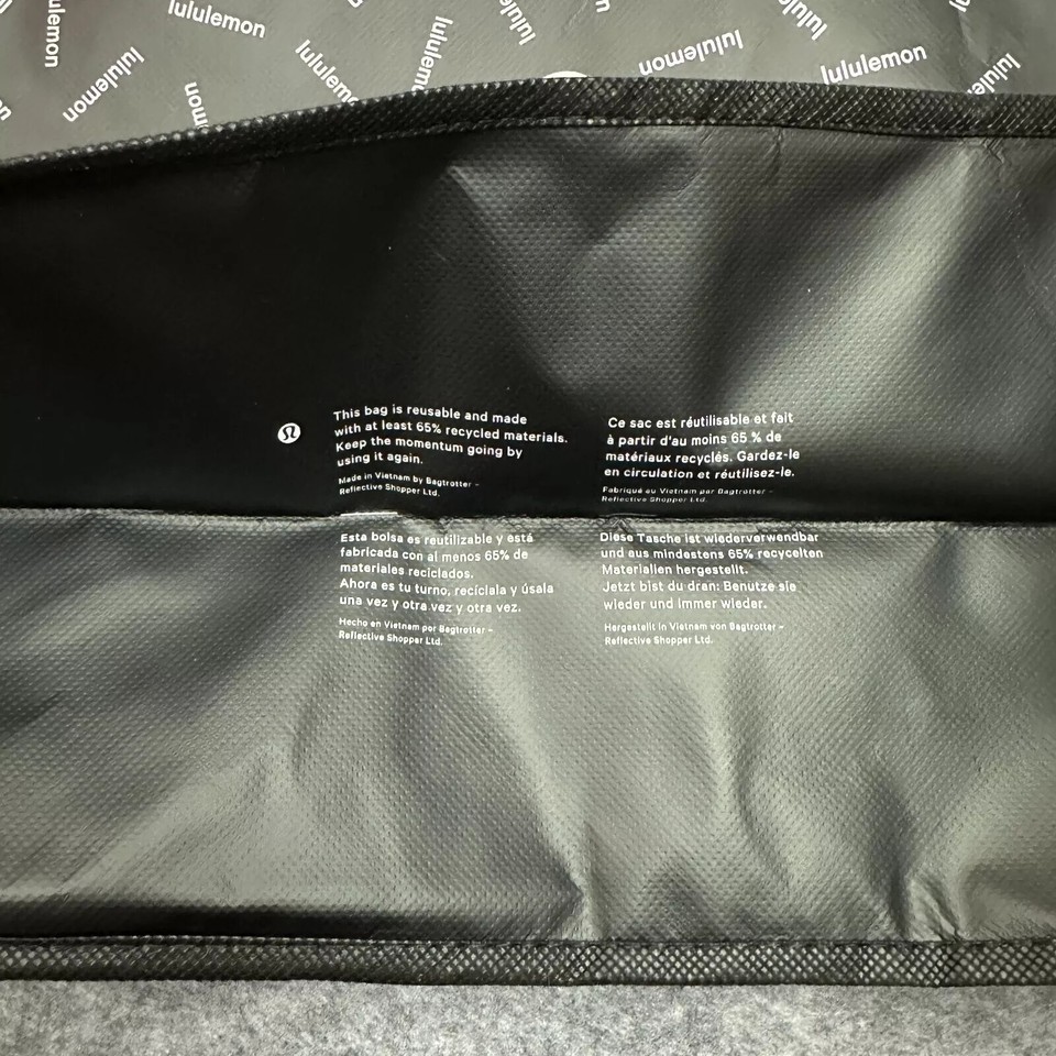 Lululemon Reusable Shopper Tote Bag Multiple Sizes Colors Red White ...