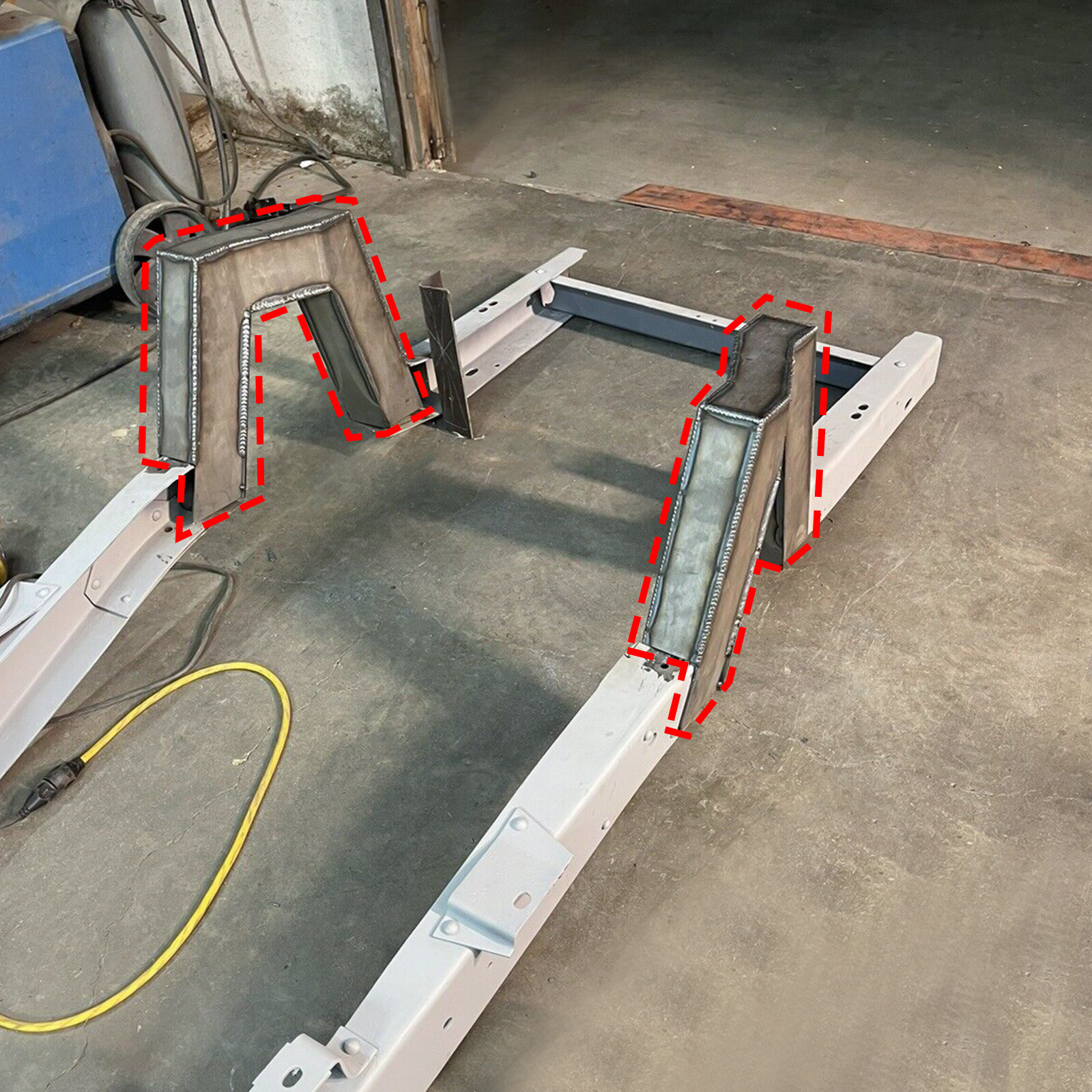 For 1963-1972 26" wheels Chevy C10 Pickup Base C Notch Frame Kit Step ...