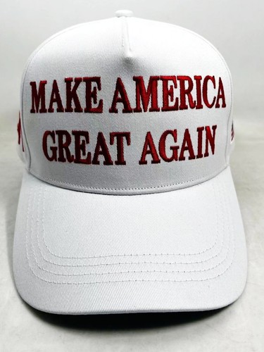 White with Blood Red Official Trump 45-47 Make America Great Again 2024 ...