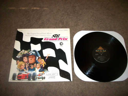 Maurice Jarre – Grand Prix SOUNDTRACK LP 1965 MGM S1E-8 ST - NM VINYL ...