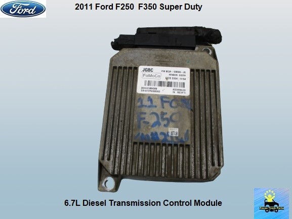 Transmission Control Unit 2011 F 250 2011 Ford Super Duty F250 TCM