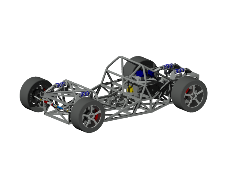 GT-40 Mid-Engine Chassis Suspension Billet Aluminum Uprights Blueprints ...