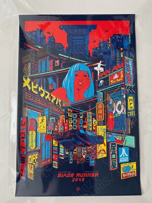 Blade Runner 2049 Mainger Fluorescent Poster Screen Print 16x24 #149 ...