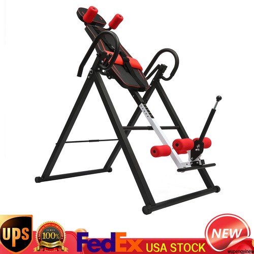 Inversion Table Teeter Machine Therapy Back Pain Relief Foldable ...