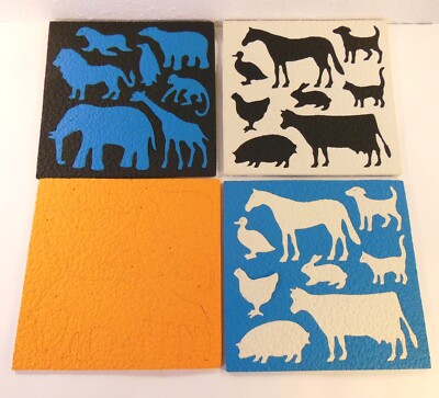 Vintage Lauri Foam Puzzles, Ani-Space 2102, Animals, Children's ...