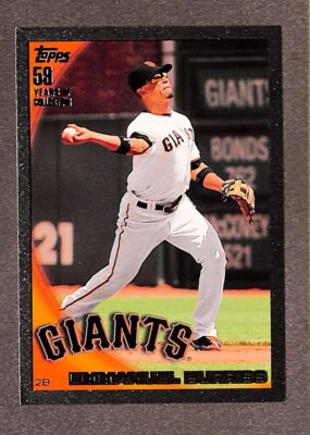 2010 Topps Update Black #US-82 Emmanuel Burriss /59 | eBay