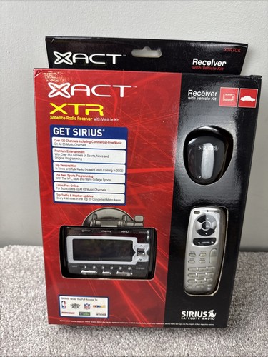 Sirius XACT XTR7CK Satellite Radio Receiver W/ Car Kit And Remote NEW ...