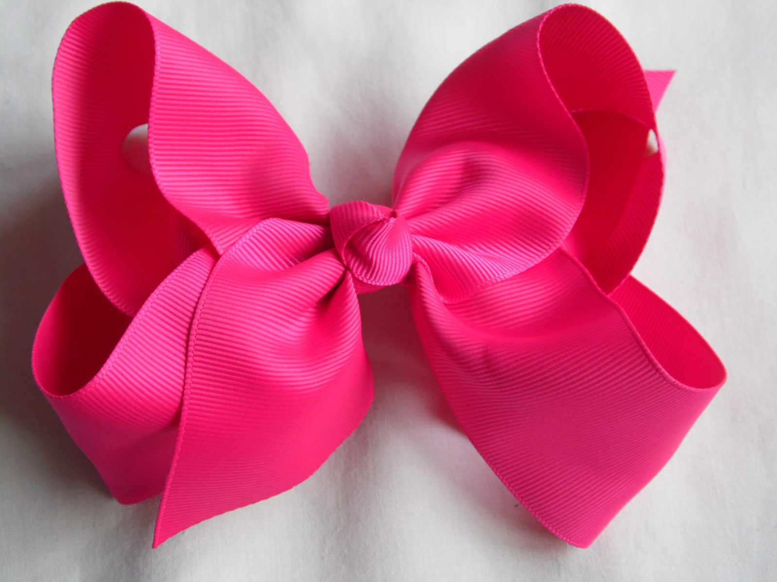6" Big Bow Hair Bow Pin Alligator Clip Girls Ladies | eBay