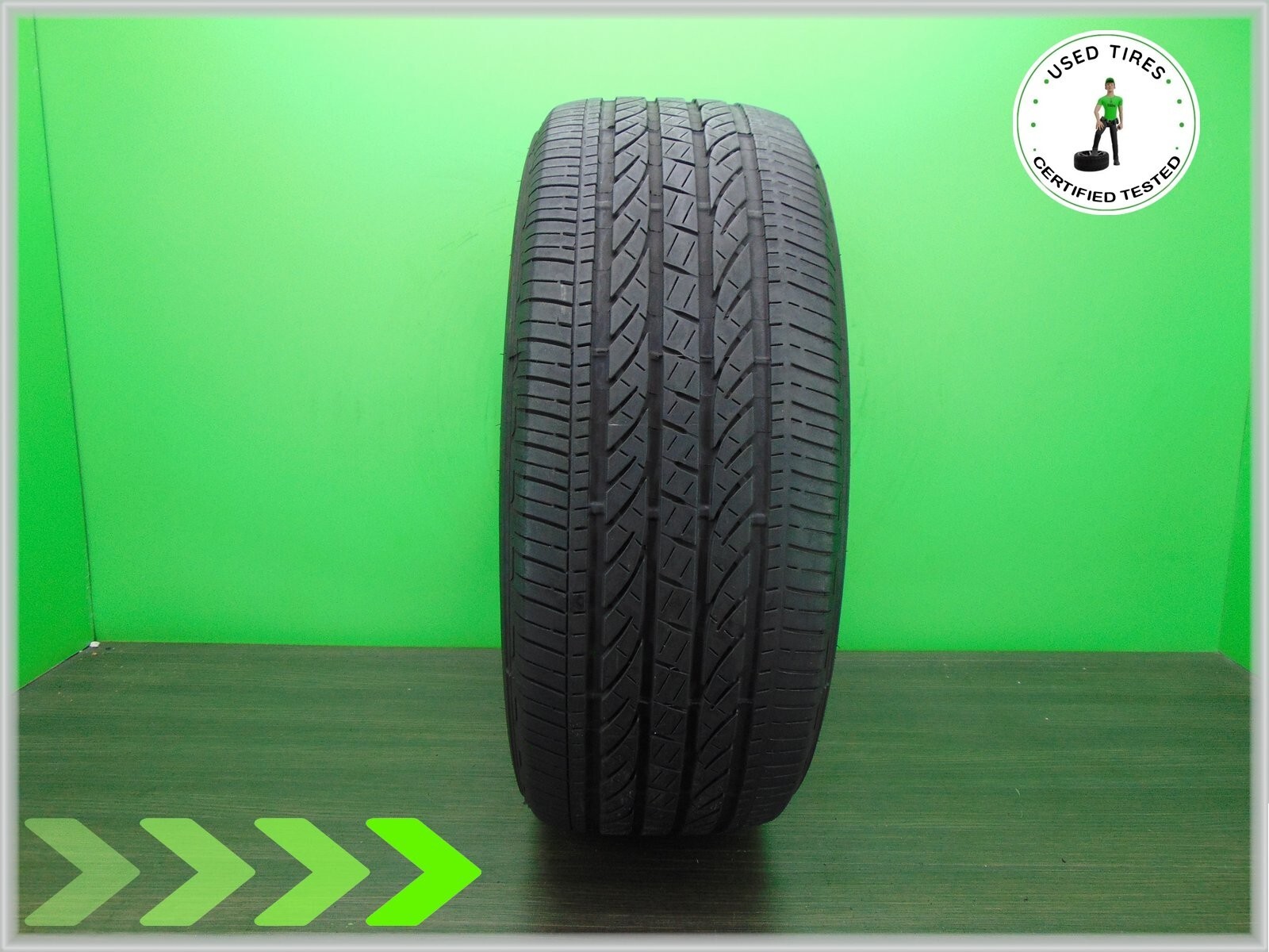 1 BRIDGESTONE DUELER H/P RFT XL 245/50/19 USED TIRE 70% LIFE NO PATCH ...