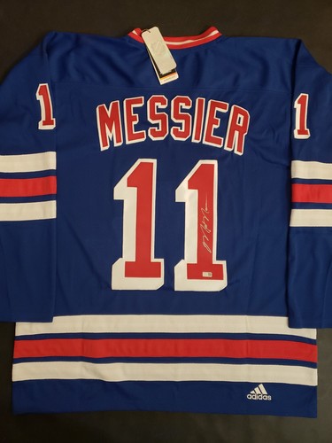 Mark Messier Autographed New York Rangers Adidas Team Classics Jersey ...