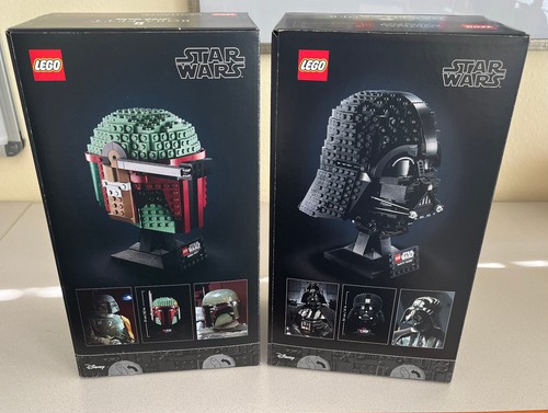 2x LEGO Star Wars 75277, 75304 Boba Fett Helmet, NEU & OVP MISB pz ...