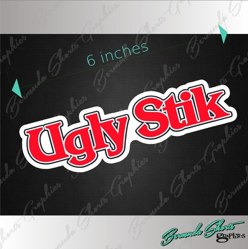 UGLY STIK decal /6" High Quality Fishing Boat Graphic / Vinyl Stickers ...