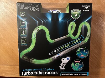 Black Series Turbo Tube Racers 20 Pc. with Wireless Remote Race Track ...