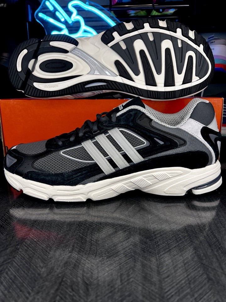 Adidas Response CL Men’s Running Gym Sneakers Shoes Black Suede IG3377 ...