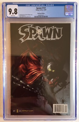 Spawn #121 CGC 9.8 Newsstand 2002 Low Print Capullo Cover White Pages Very Rare | eBay