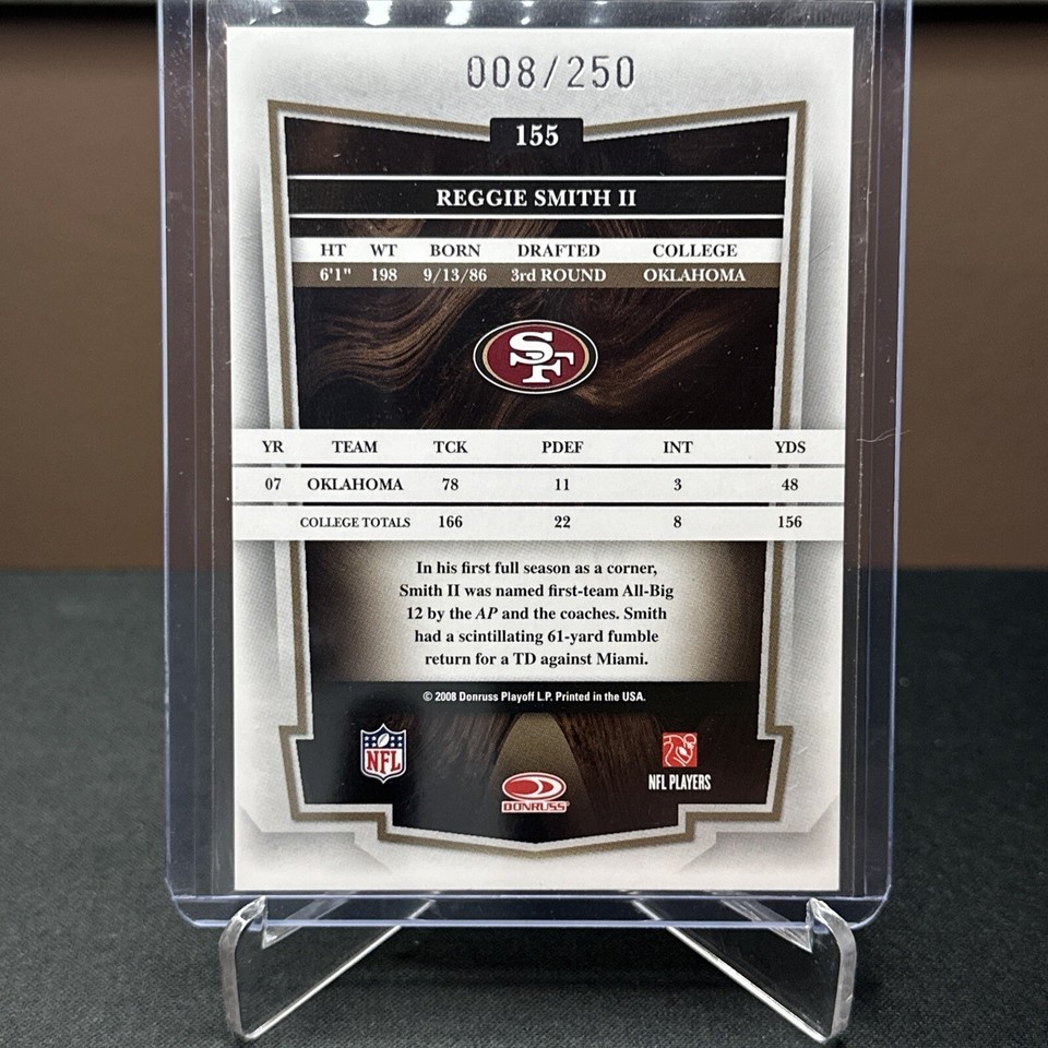 2008 Donruss Classics: Reggie Smith Rookie Card No. 155 #’d 008/250 | eBay