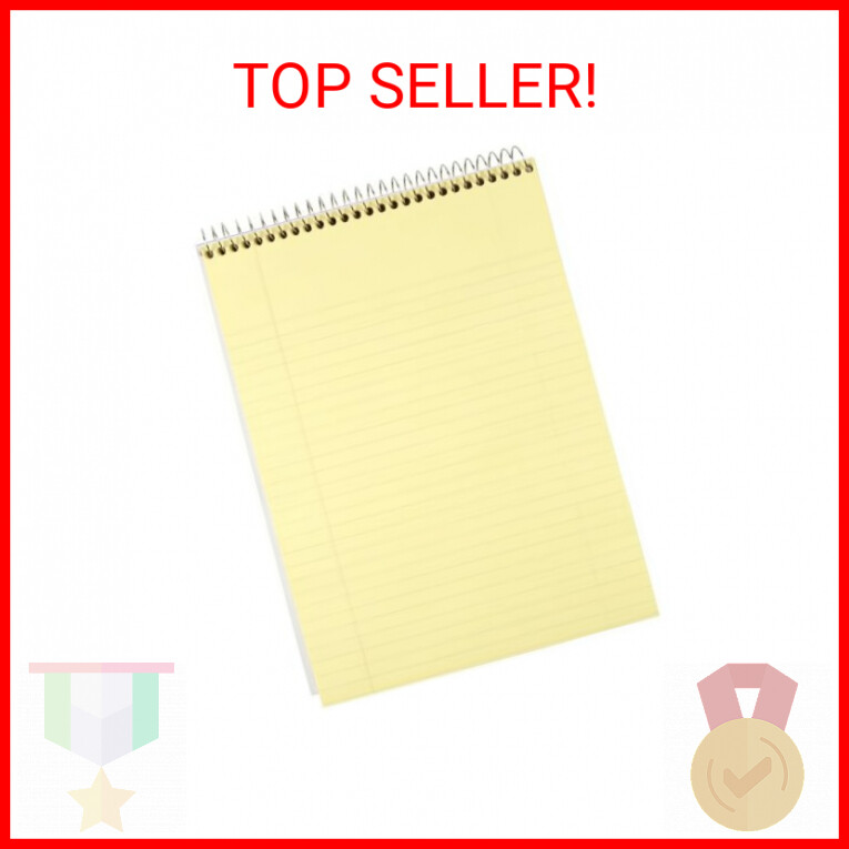 Mead Legal Pad Writing Pads, Top Bound, Wide Ruled Paper, 8-1/2" x 11 ...