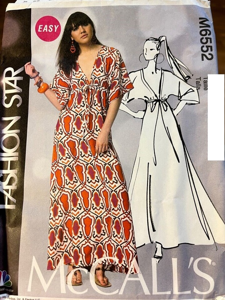 OOP McCalls Fashion Star Sewing Pattern Misses Sizes Your Choice 6599 ...
