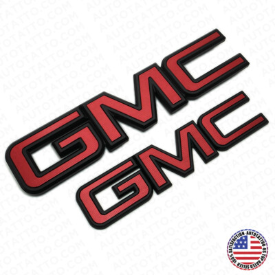 14-19 GMC Sierra Front Grille & Tailgate Letter Replace Logo Emblem ...