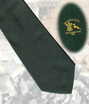 Banwen RFC, Wales South Africa tour 1998 RUGBY TIE | eBay UK