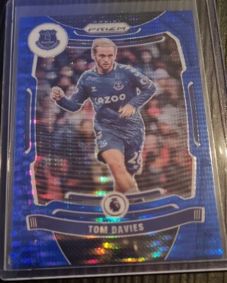 Tom Davies - Blue Breakaway Prizm /199 - 2021-22 Panini Prizm EPL #103 ...