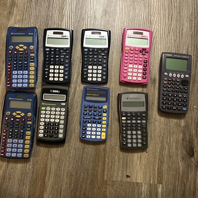 Texas Instrument TI-30XIIS Ti-30xa Math Explorer BA II Plus Casio Fix ...
