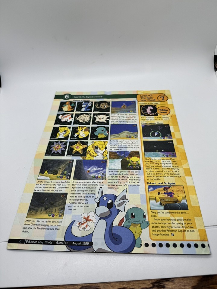 Pokemon Snap Nintendo 64 Pro Strategy Guide GamePro Rare! | eBay