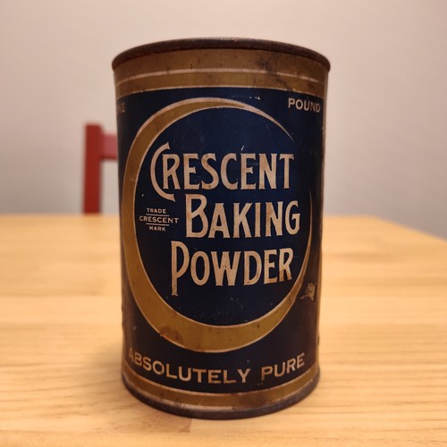 Vintage Crescent Baking Powder Can | eBay