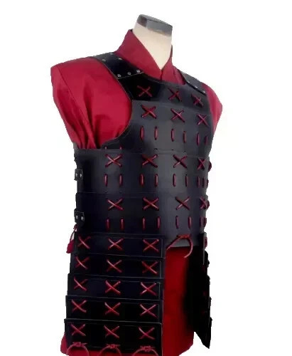 Authentic Full Samurai Armor - Leather Armor for LARP and Cosplay black ...
